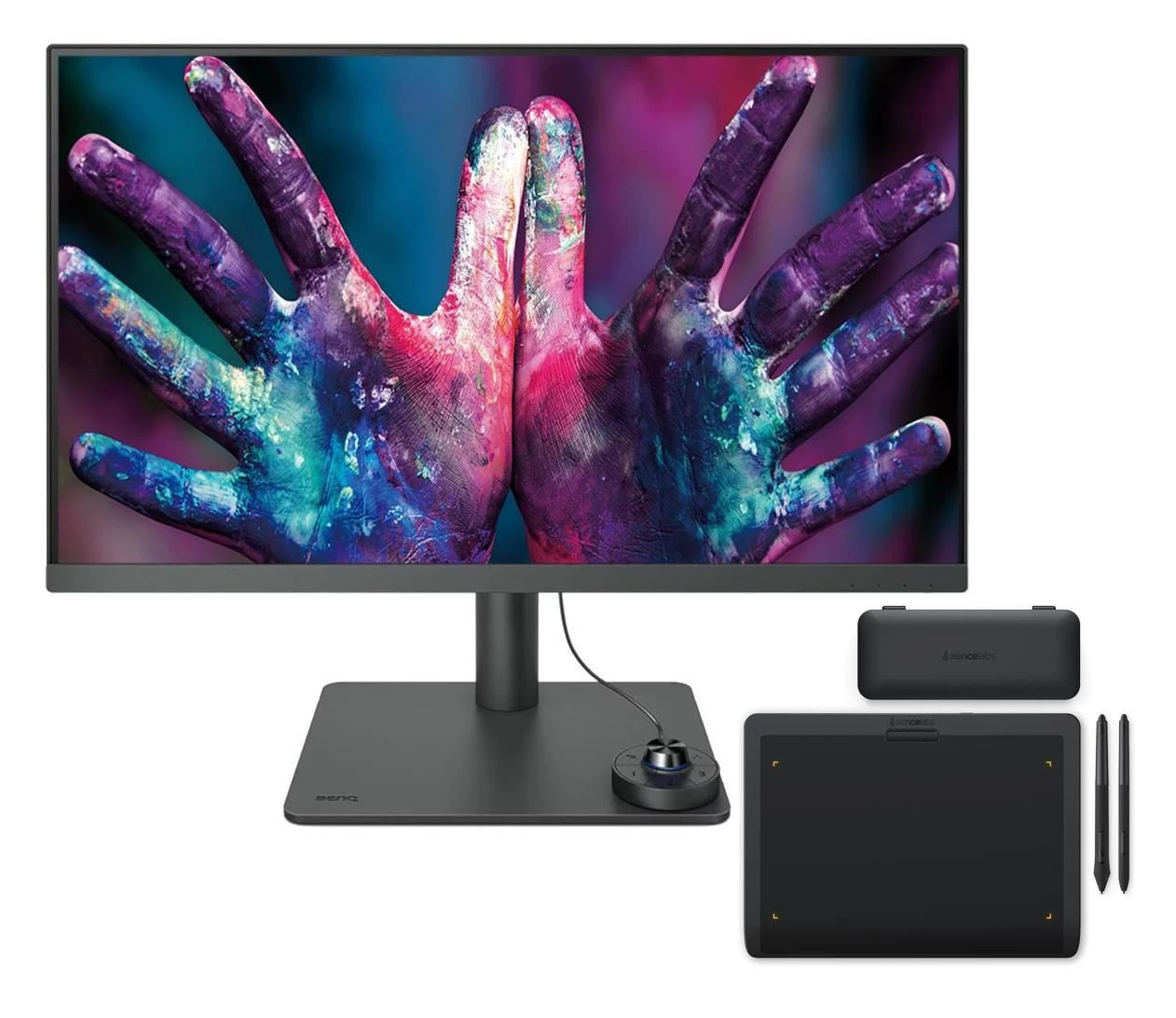 Купить BenQ PD2705U + Xencelabs Pen Tablet Medium (9H.LKDLA.TBE ...