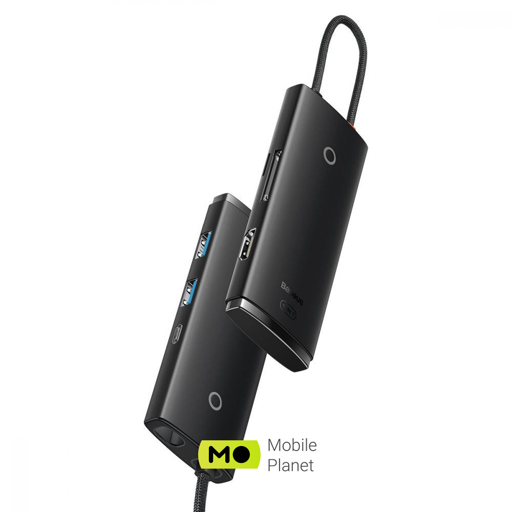 Baseus Lite Series 6-Port Type-C HUB Docking Station Black (WKQX050101 ...