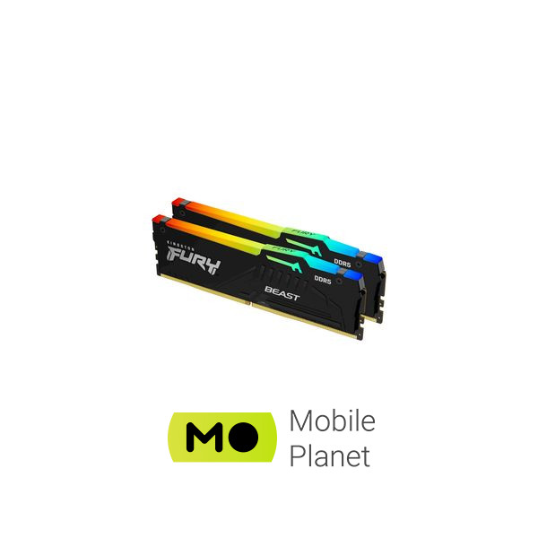Купить DDR5 64GB (2x32GB) 4800 MHz FURY Beast RGB Kingston Fury (ex ...