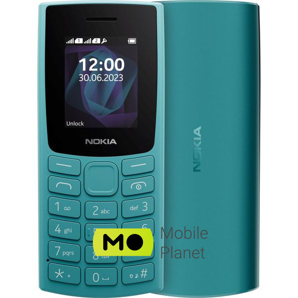 Купить Nokia 105 DS 2023 Cyan (UA) в Одессе, Львове цена со склада интернет-магазин Mobileplanet.ua