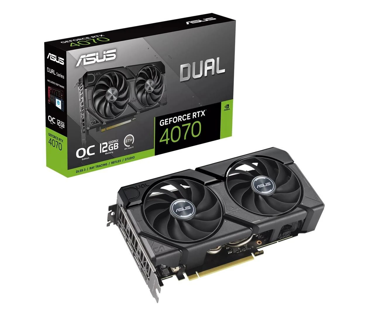 Купить ASUS GeForce RTX 4070 EVO Dual OC 12GB GDDR6X (DUAL-RTX4070-O12G ...