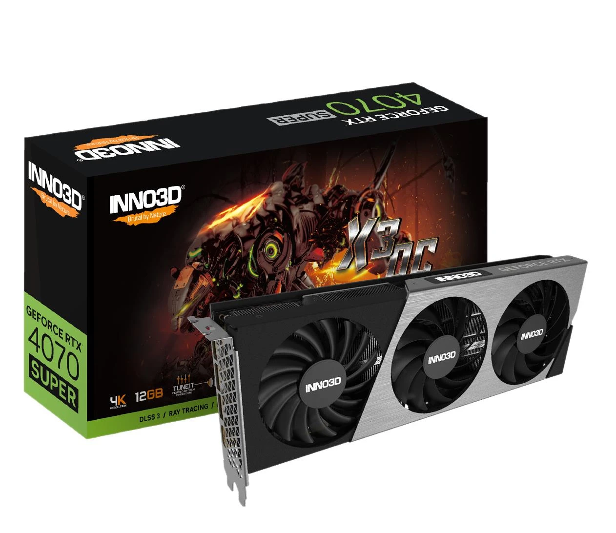 Купить Inno3D GeForce RTX 4070 Ti Super X3 OC 16GB GDDR6X (N407TS3-166XX-186158N) EU в Одессе ...