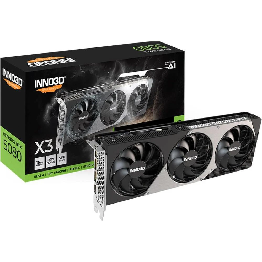 Купить INNO3D GeForce RTX 5080 X3 (N50803-16D7-176068N) в Одессе ...