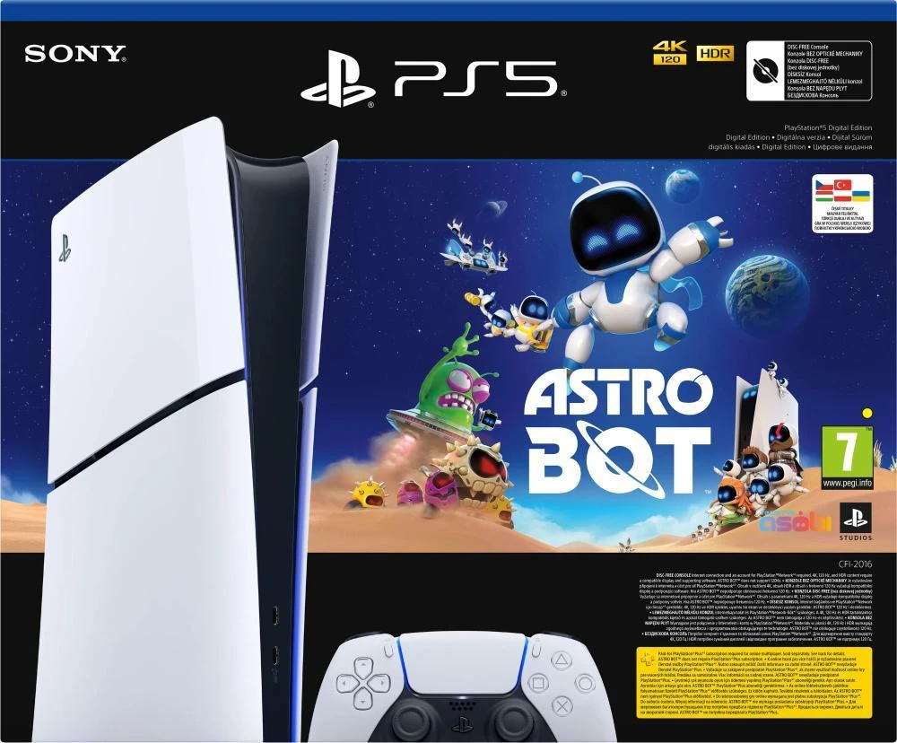 Sony PlayStation 5 Slim Digital Edition Astro Bot Bundle (1000044336 ...